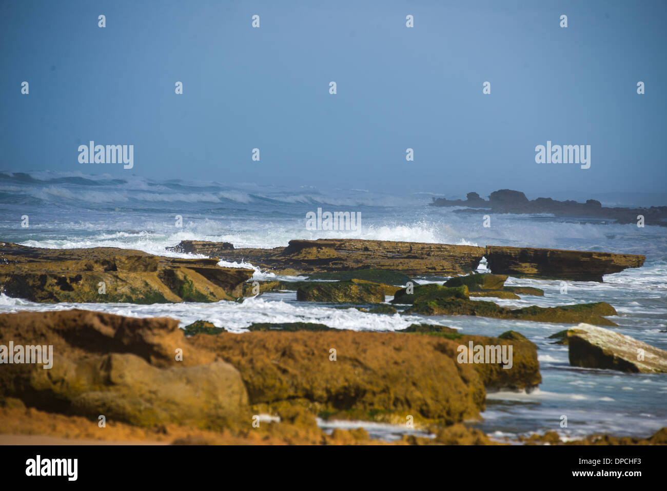 Ocean waves and beach Gunnamatta Australia and St Andrews beach ...