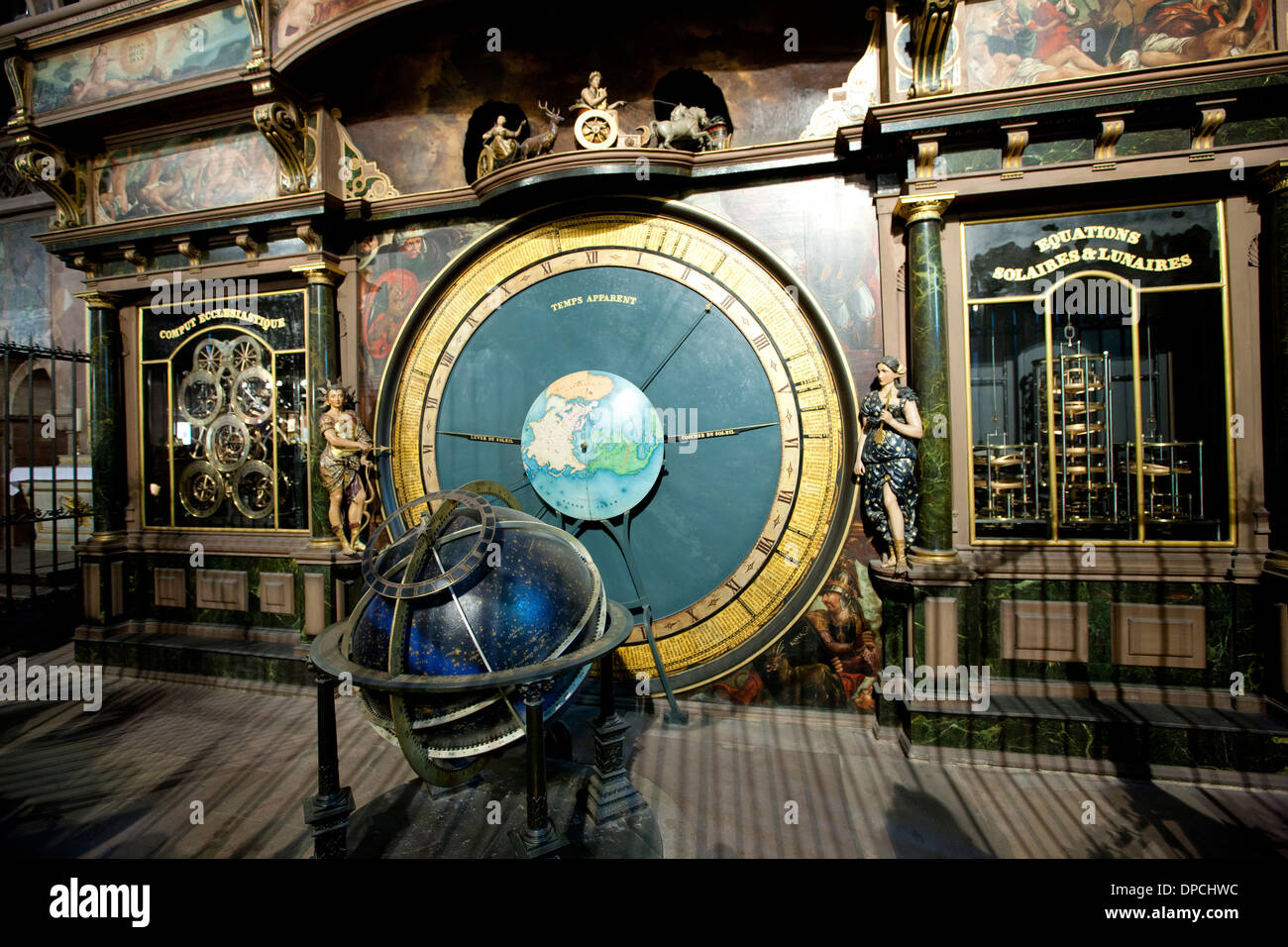 Astronomical Clock in South Transept of Cathedral of Notre Dame, Our ...