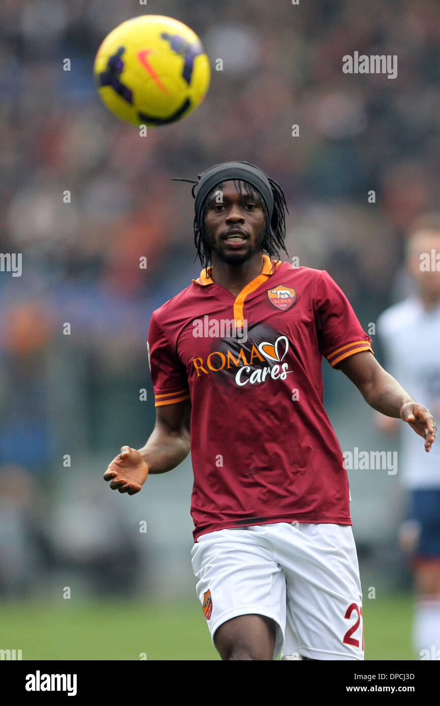 Rome, Italy. 12th Jan, 2014. Olympic Stadium - Italian League: Serie A ...