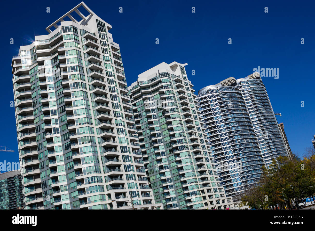 Toronto, Canada - 12th October 2013: A modern skyscraper/condo in ...