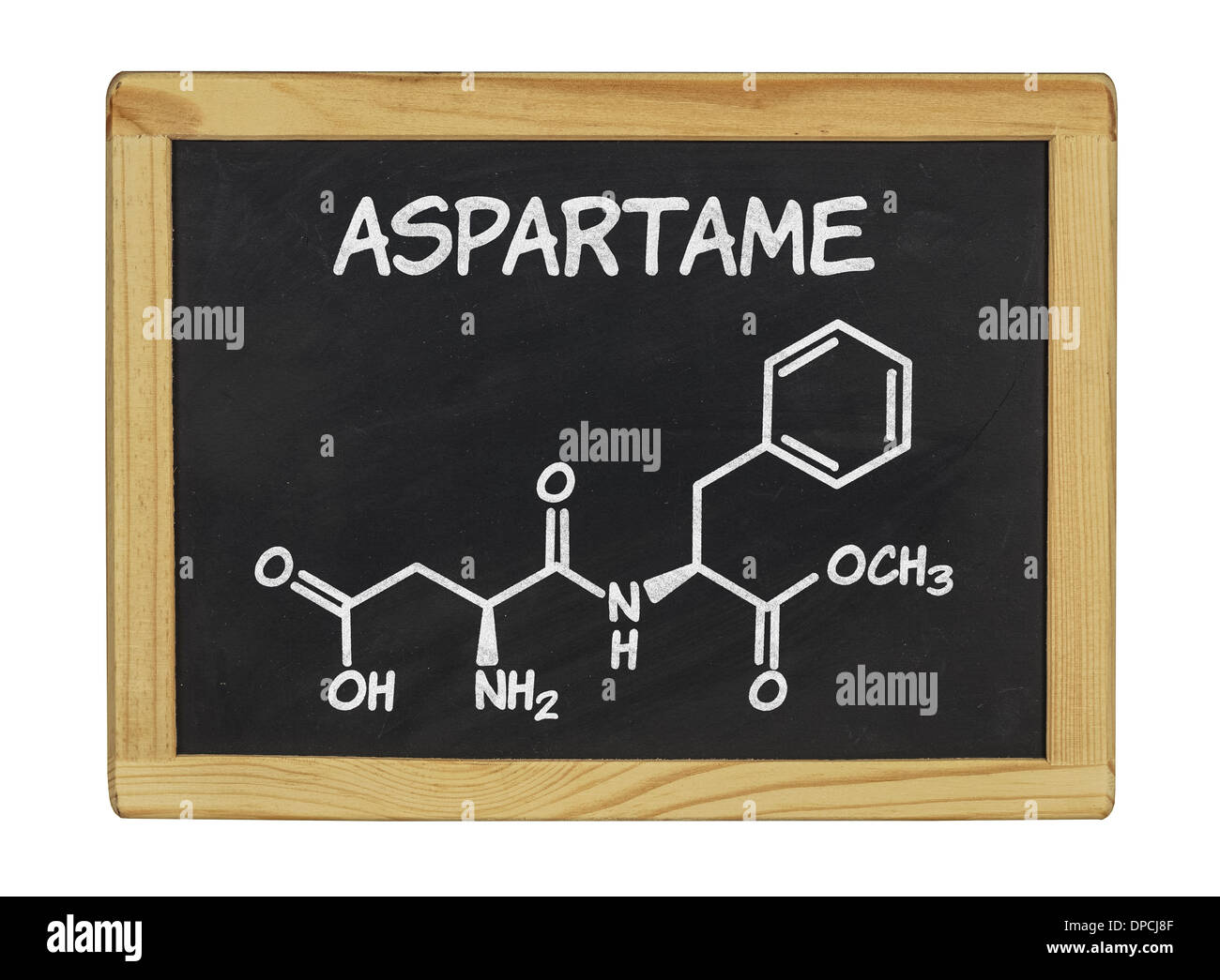 Chemical formula aspartame on blackboard hi-res stock photography and ...