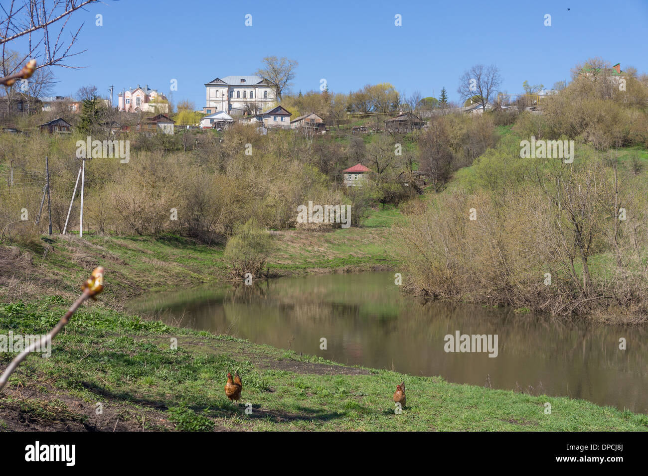 Russian country town hi-res stock photography and images - Alamy