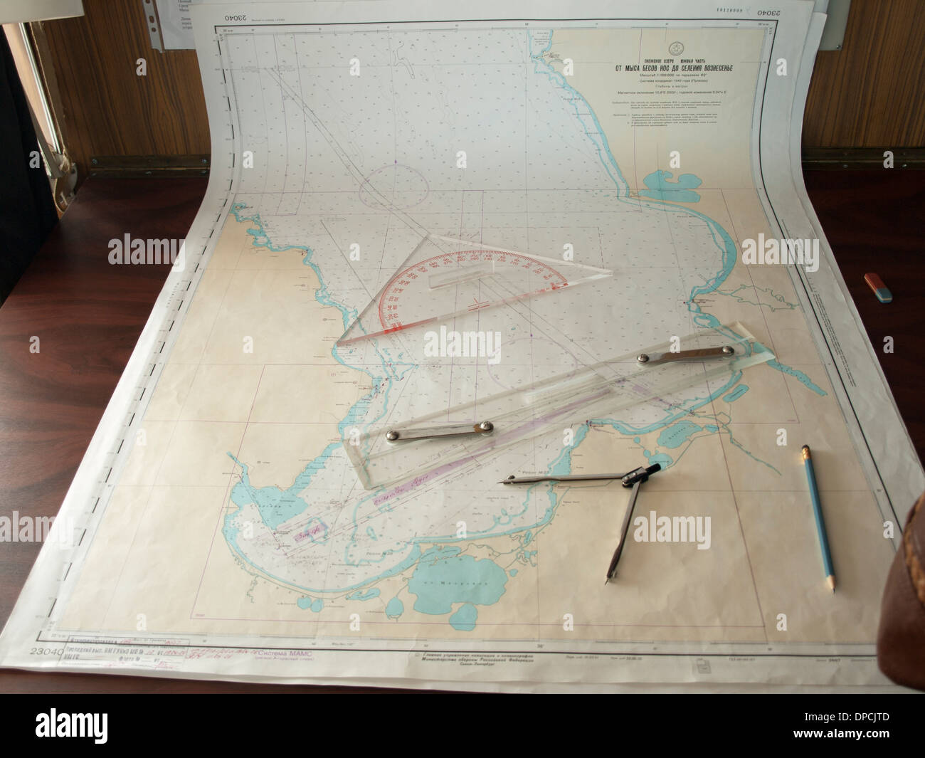 Nautical chart charts hi-res stock photography and images - Alamy