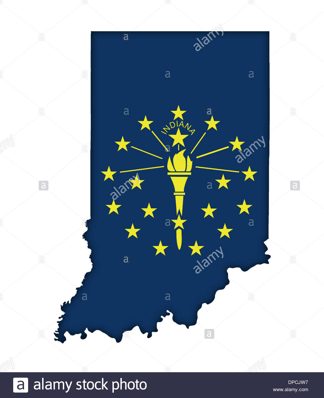 Indiana Logo Symbol Icon Flag Stock Photos & Indiana Logo Symbol Icon ...