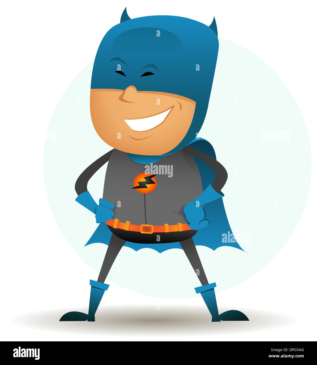 Funny Superhero Cartoon