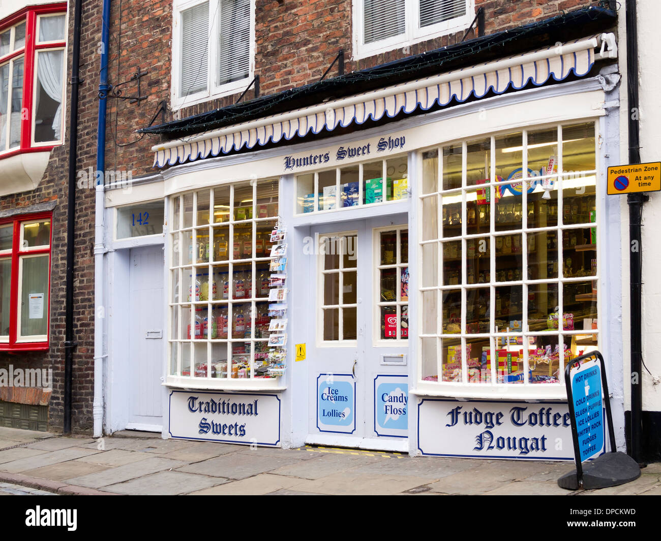 Hunter's a small traditional sweet shop selling all kinds of old ...