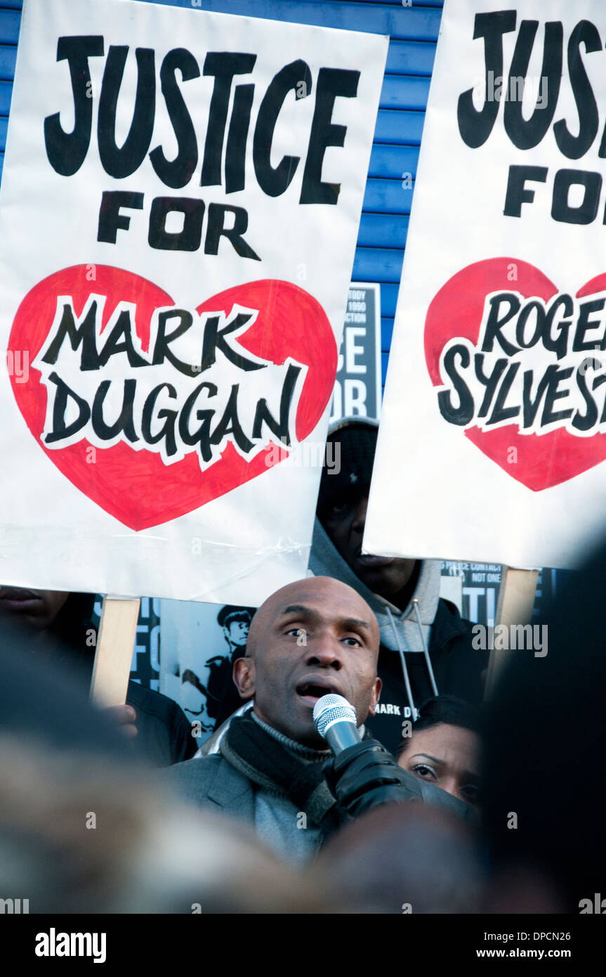 Rev Nims Obunge at Vigil for Mark Duggan killed 2011 by police officer ...