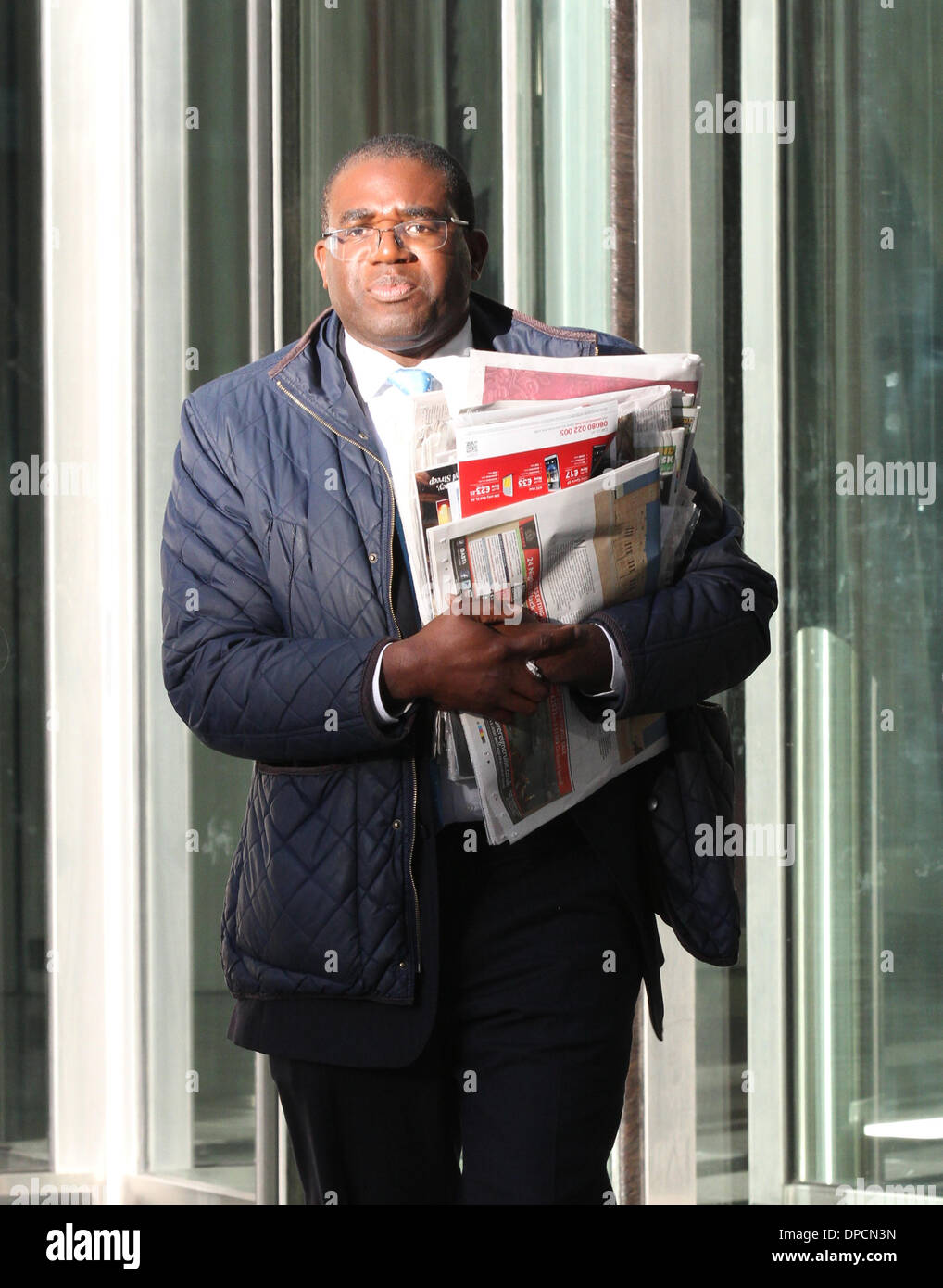 London, UK, 12th January 2014. David Lammy, Member of Parliament (MP ...
