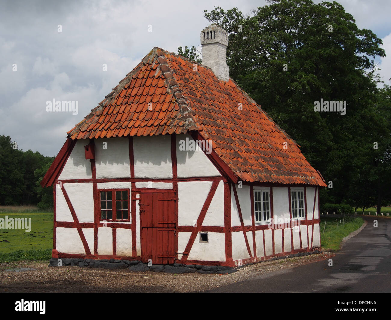 A small cottage near Hverringe, Denmark, offers a peaceful rural ...