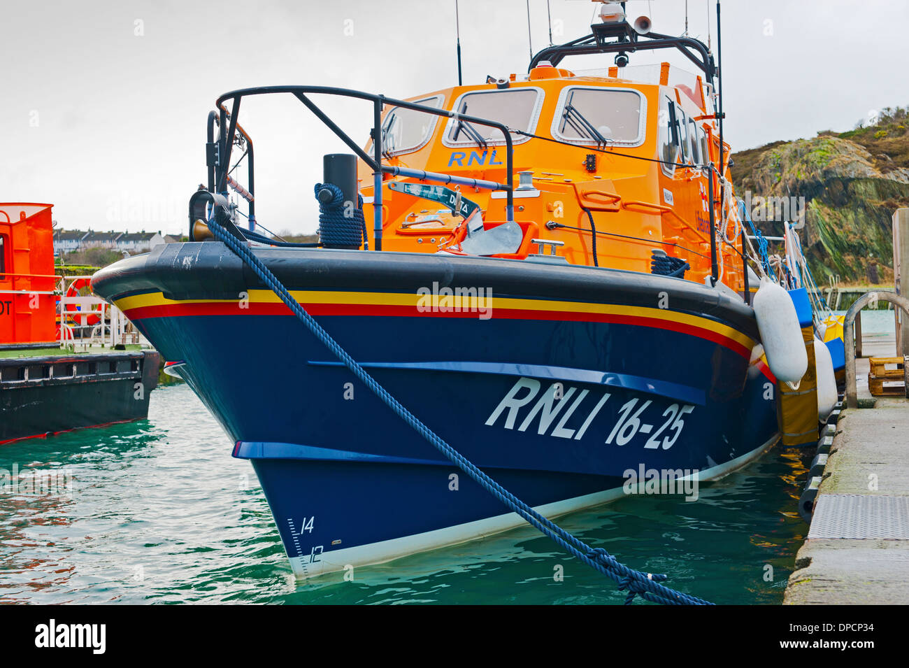 RNLI 16-25 KIWI At Amlwch Port Anglesey North Wales Uk Stock Photo - Alamy