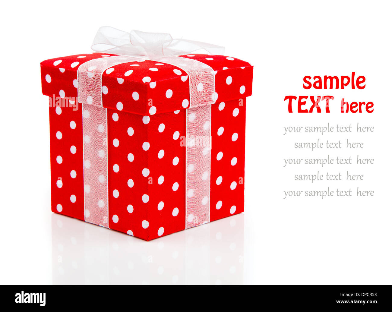 White dots on present hi-res stock photography and images - Alamy