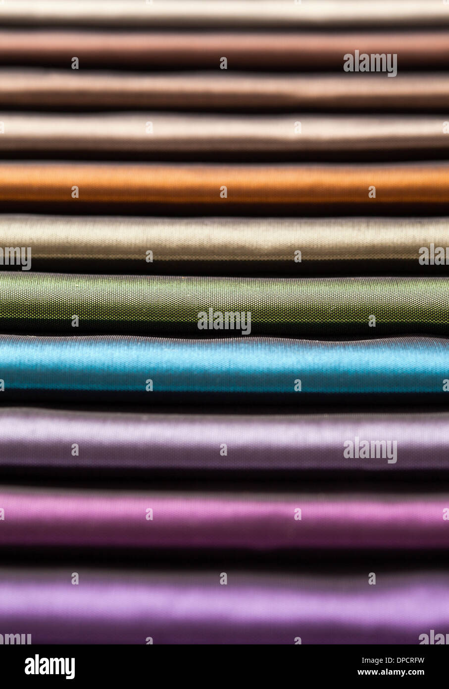 Samples of different colors fabric Stock Photo - Alamy