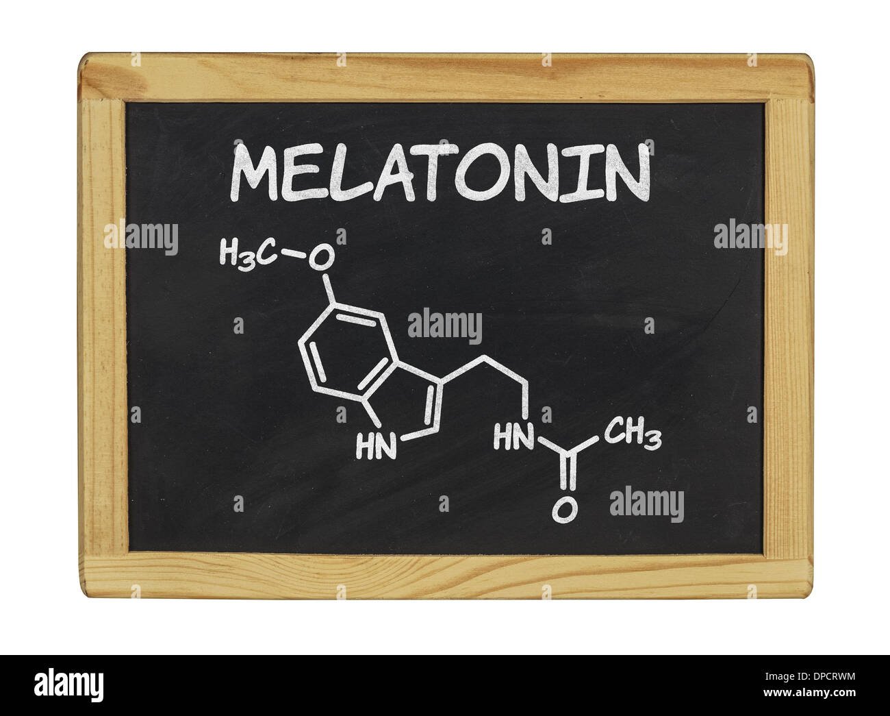 Chemical formula melatonin on hi-res stock photography and images - Alamy