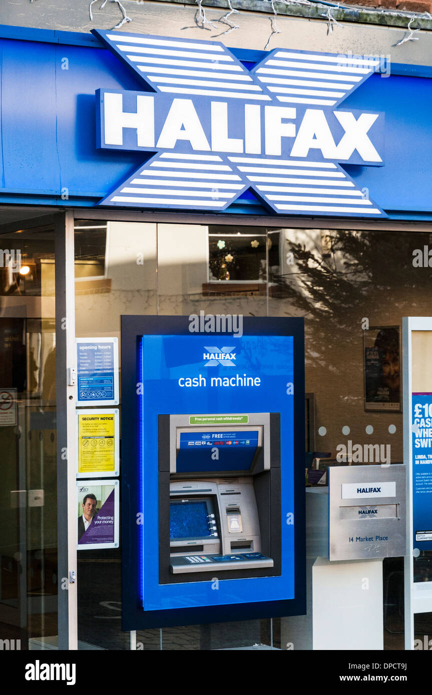 Halifax cash machine hi-res stock photography and images - Alamy