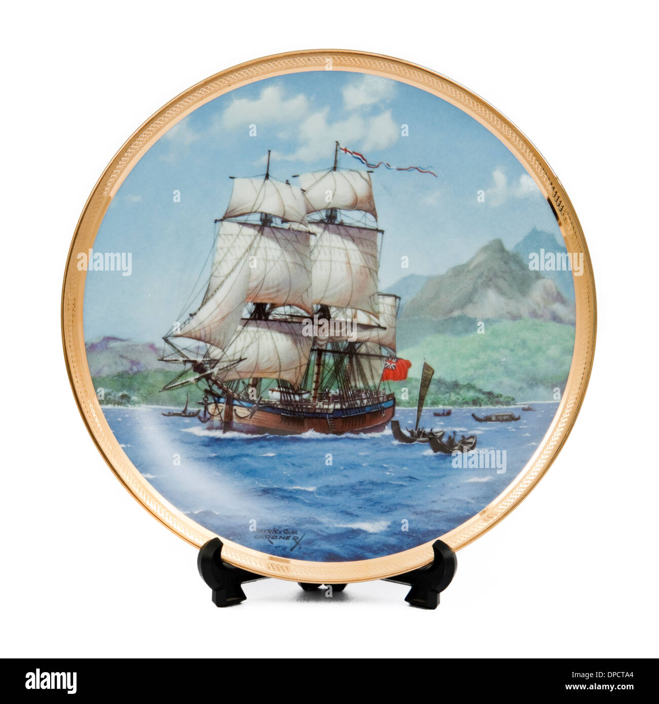 HMS Endeavour in 1769 on Captain James Cook's circumnavigation of the ...