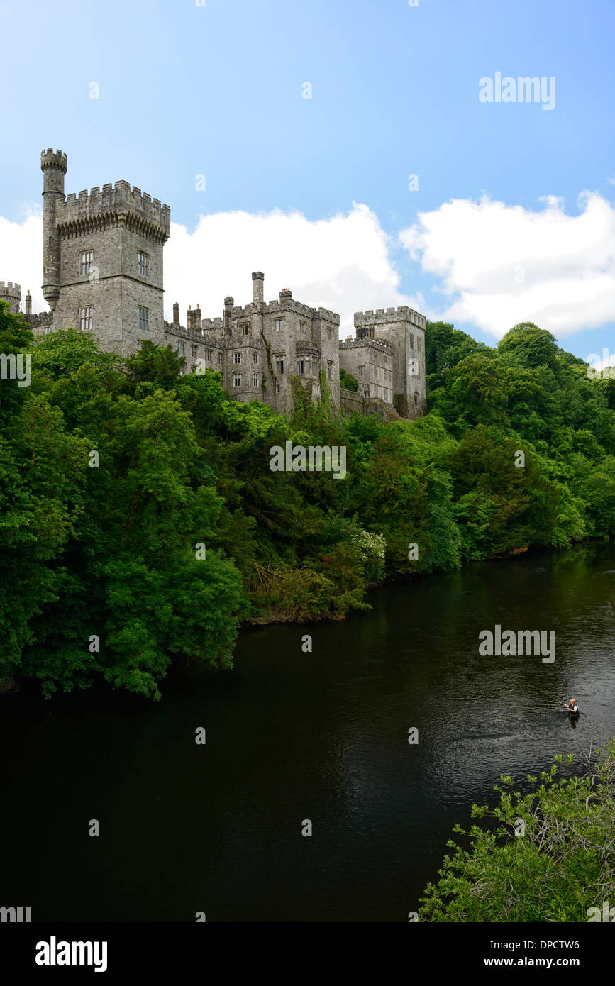 man fly fishing fish river blackwater lismore castle ardmore waterford ...