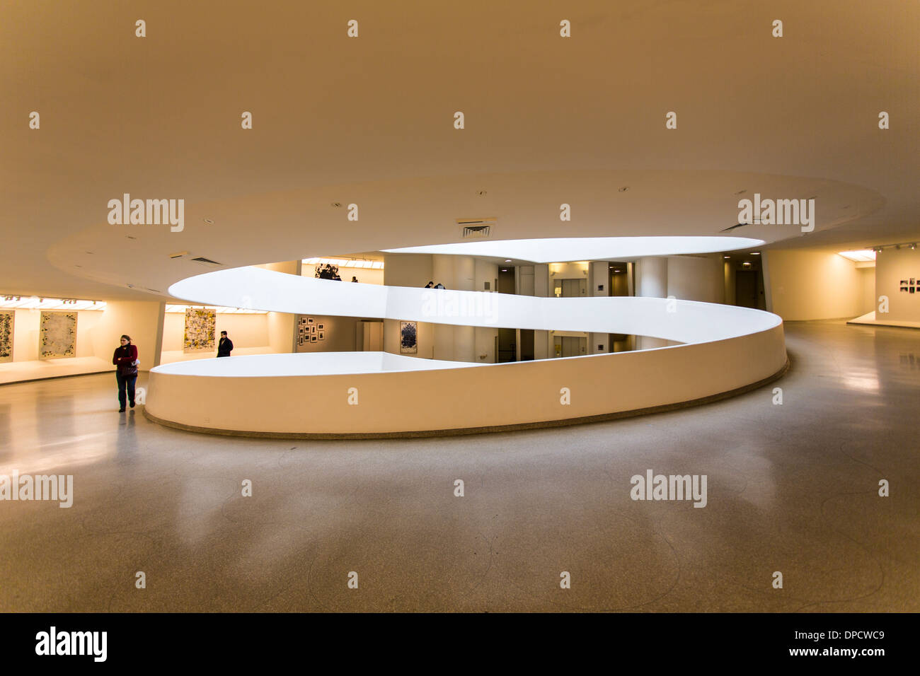 Solomon R. Guggenheim Museum Interior Stock Photo - Alamy