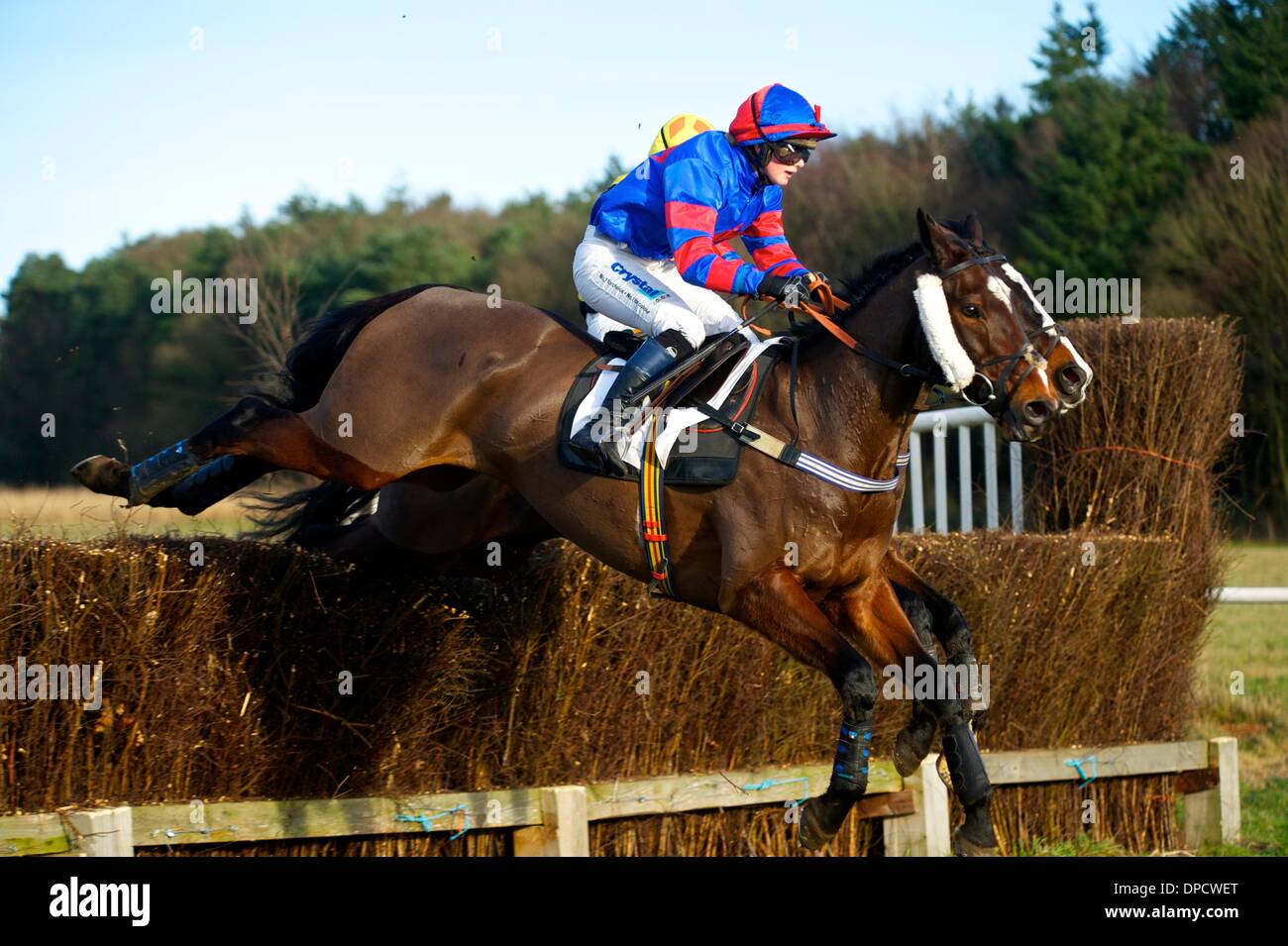 Ampton, Suffolk. Point to Point horse racing from Ampton Racecourse in ...