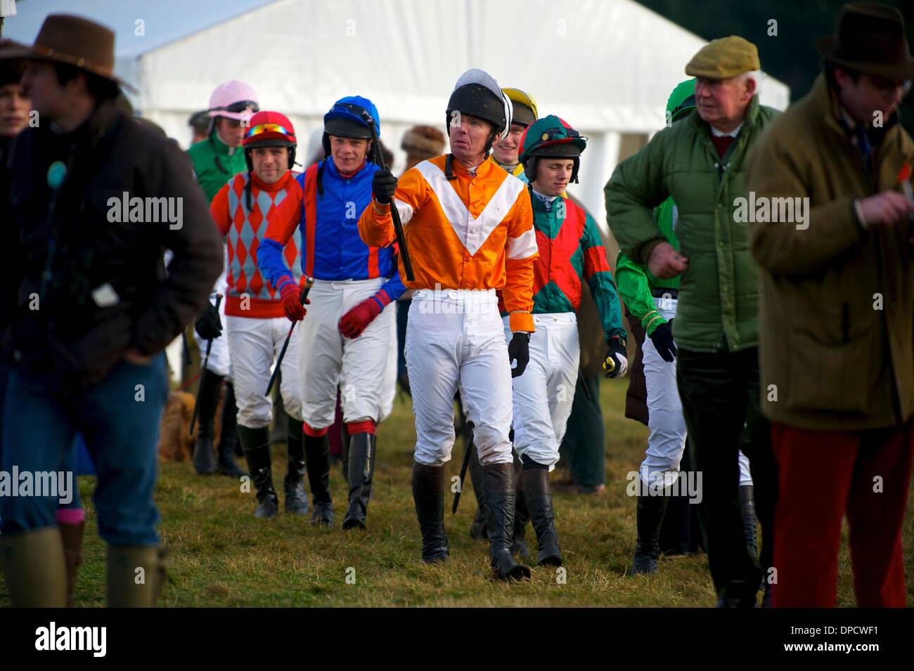 Ampton, Suffolk. Point to Point horse racing from Ampton Racecourse in ...