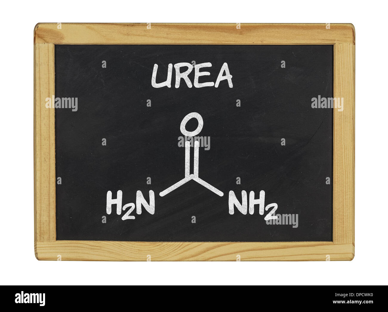 chemical formula of urea on a blackboard Stock Photo - Alamy