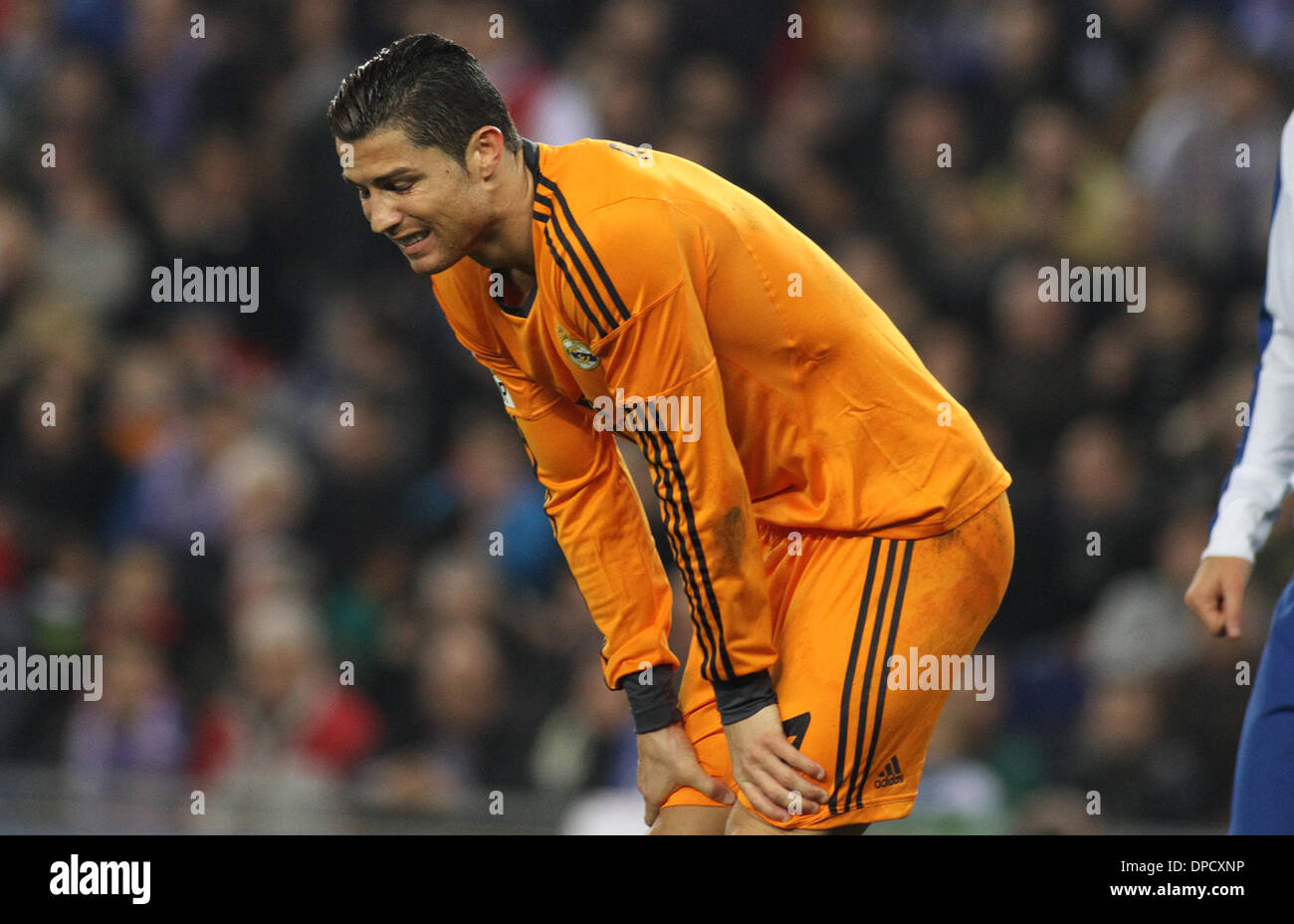 Barcelona, Spain. 12th Jan, 2014. La Lluga football. Espanyol versus ...