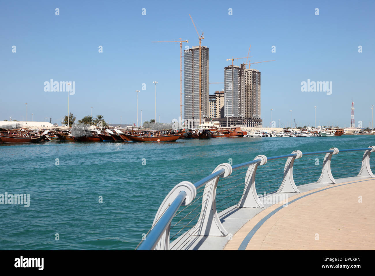Corniche in Abu Dhabi, United Arab Emirates Stock Photo - Alamy