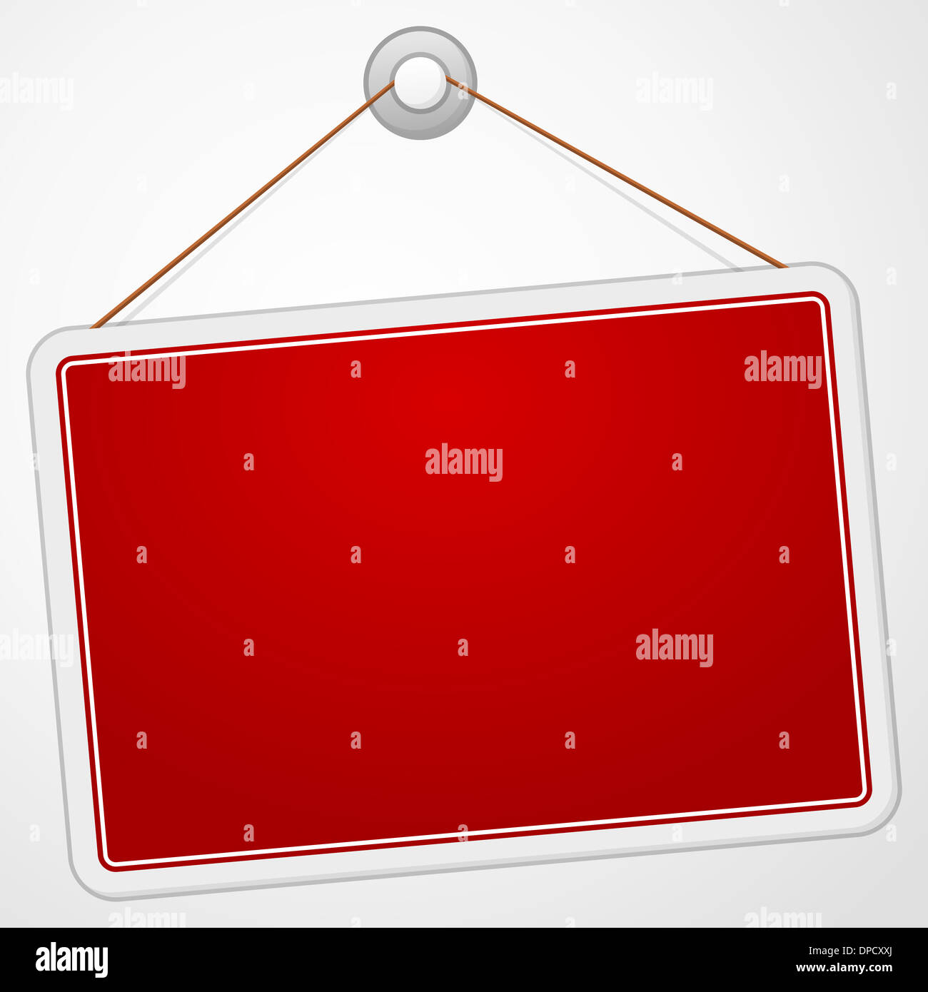 Red Sign Board Stock Photo - Alamy