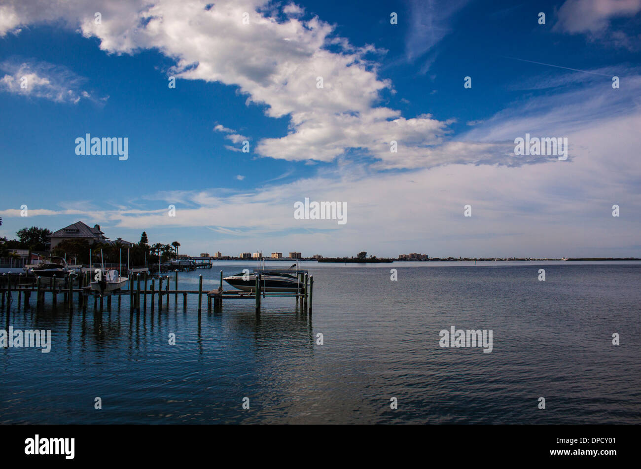 Boat on Jetty Stock Photo - Alamy