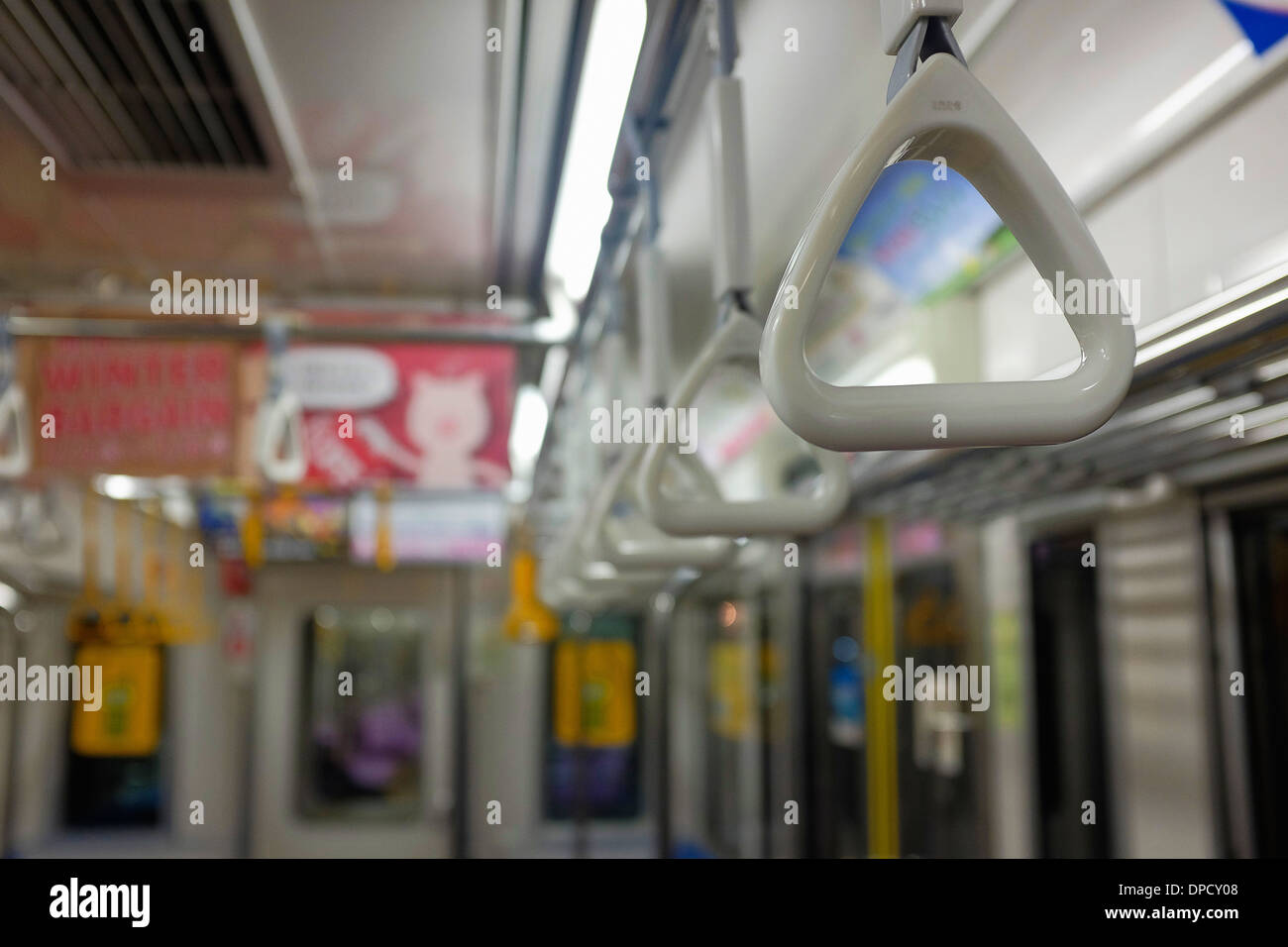 Keio line train Stock Photo - Alamy
