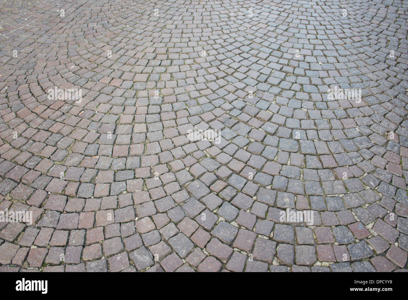 Italy, Orvieto. Detail of cobble stone street Stock Photo - Alamy