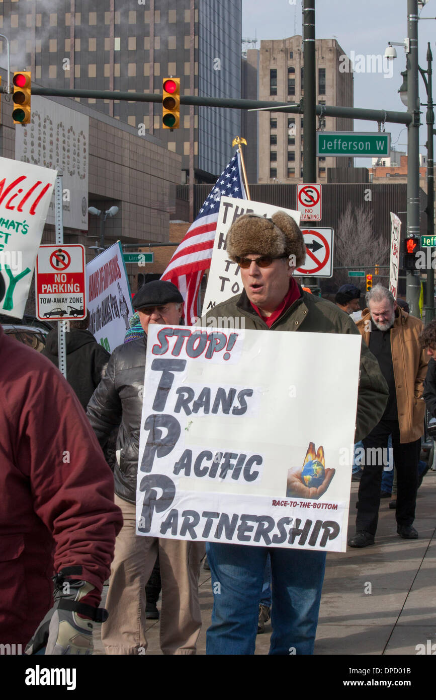 Free trade protest hi-res stock photography and images - Alamy