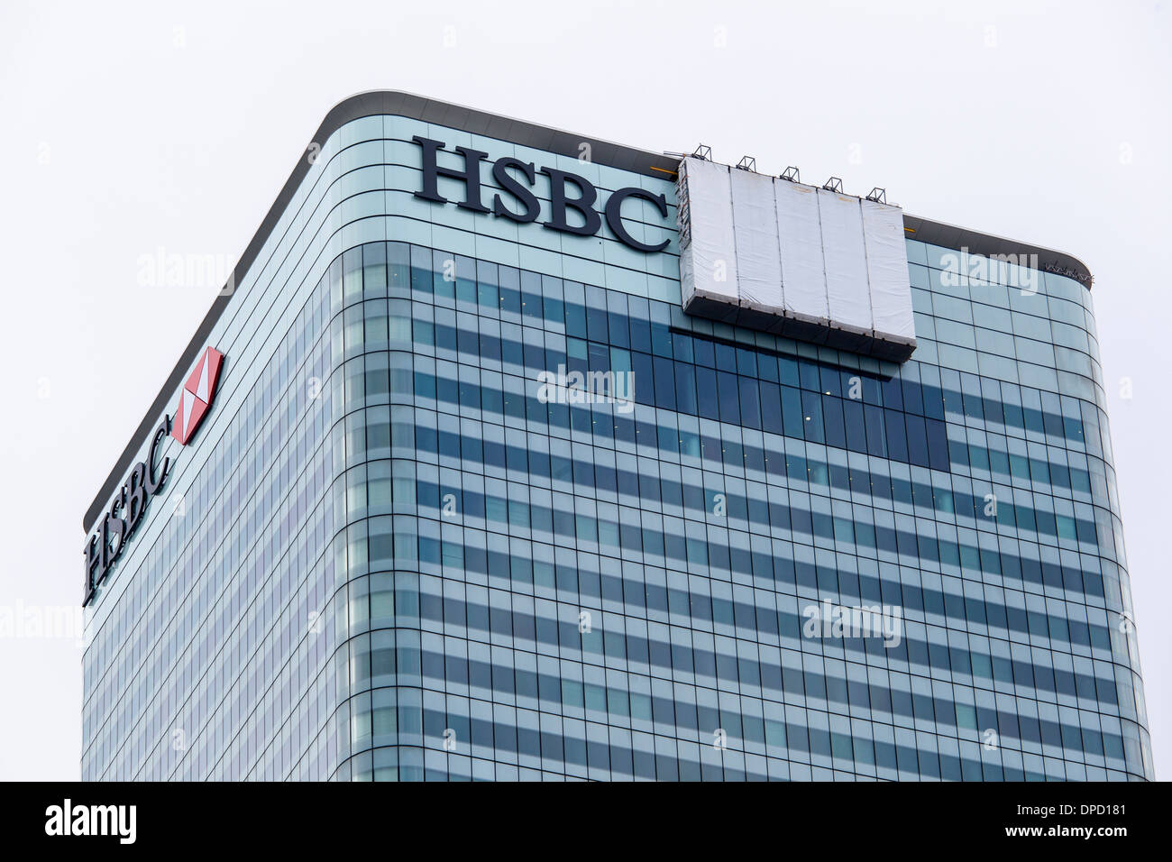 HSBC building Canary Wharf Stock Photo - Alamy
