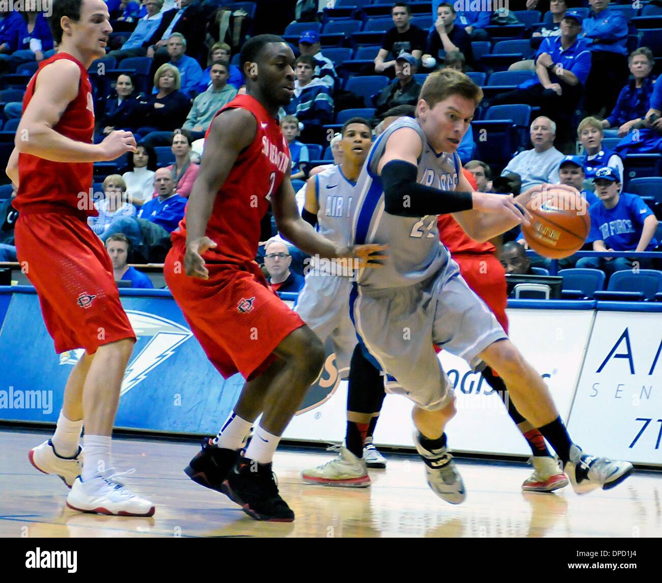 Colorado Springs, Colorado, USA. 12th Jan, 2014. Air Force guard, Max ...