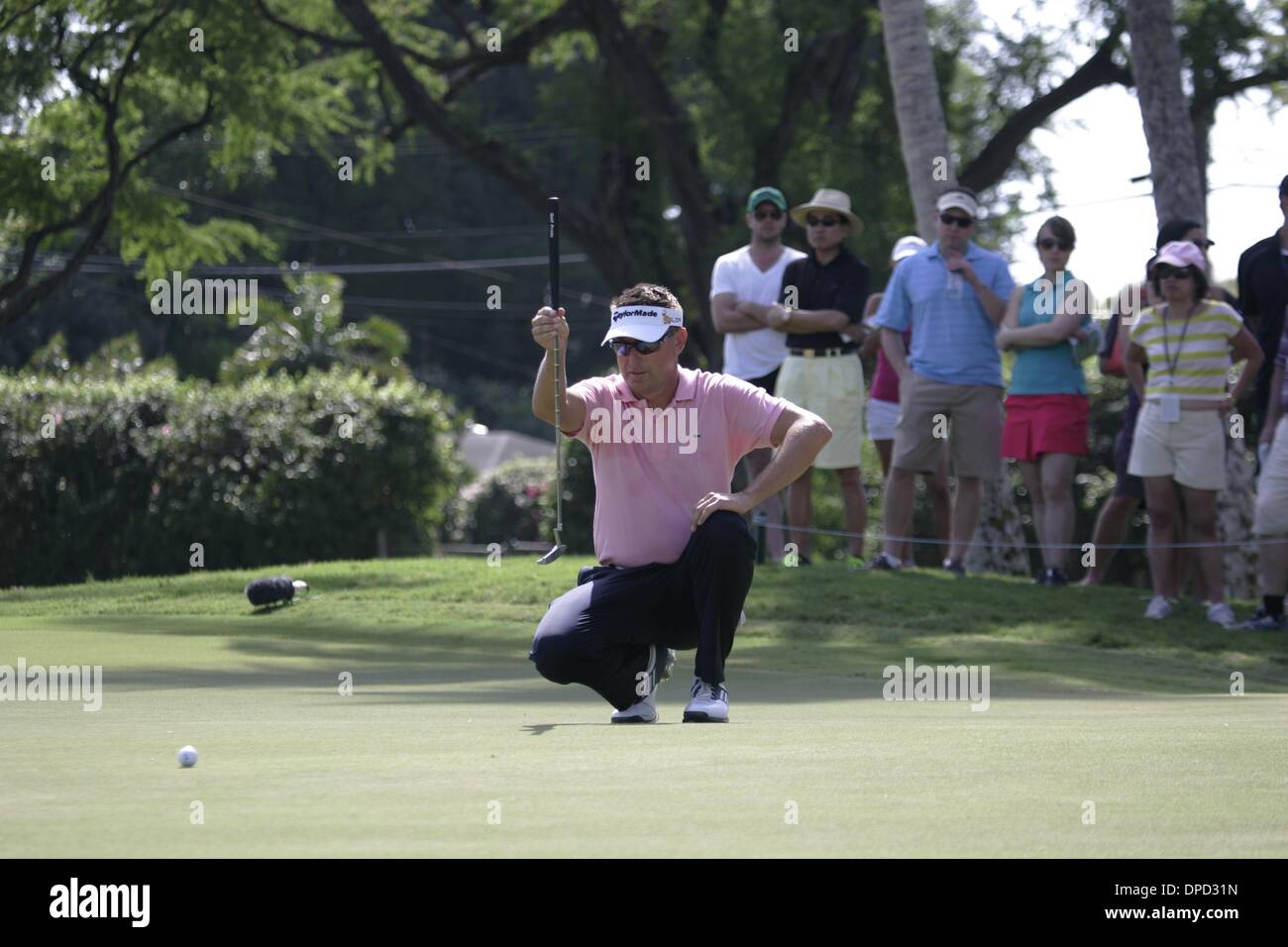Honolulu, Hawaii, USA. 12th Jan, 2014. January 12, 2014: Robert Allenby ...
