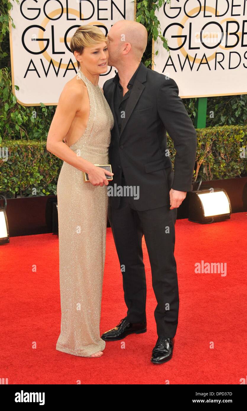 Beverly Hills, California, USA . 12th Jan, 2014. Robin Wright, Ben ...