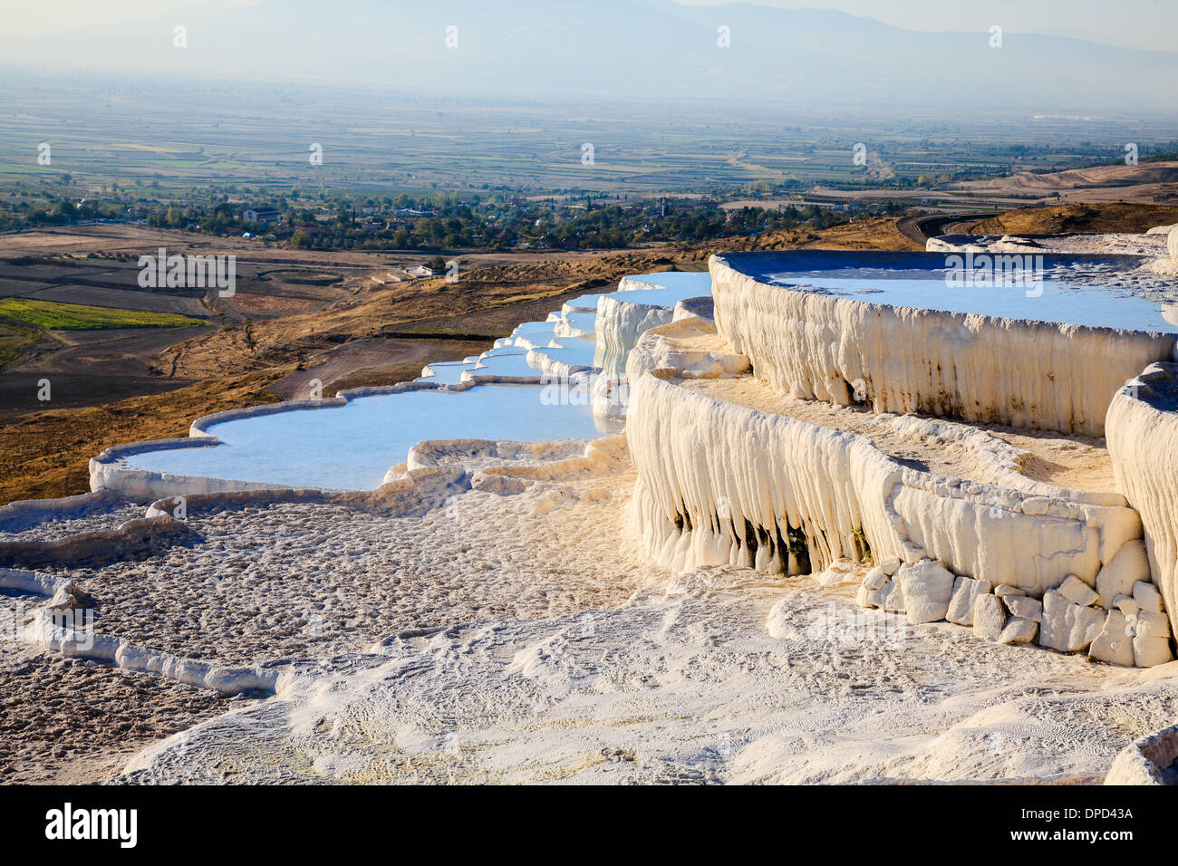 The pools of pamukkale, turkey Stock Photo - Alamy