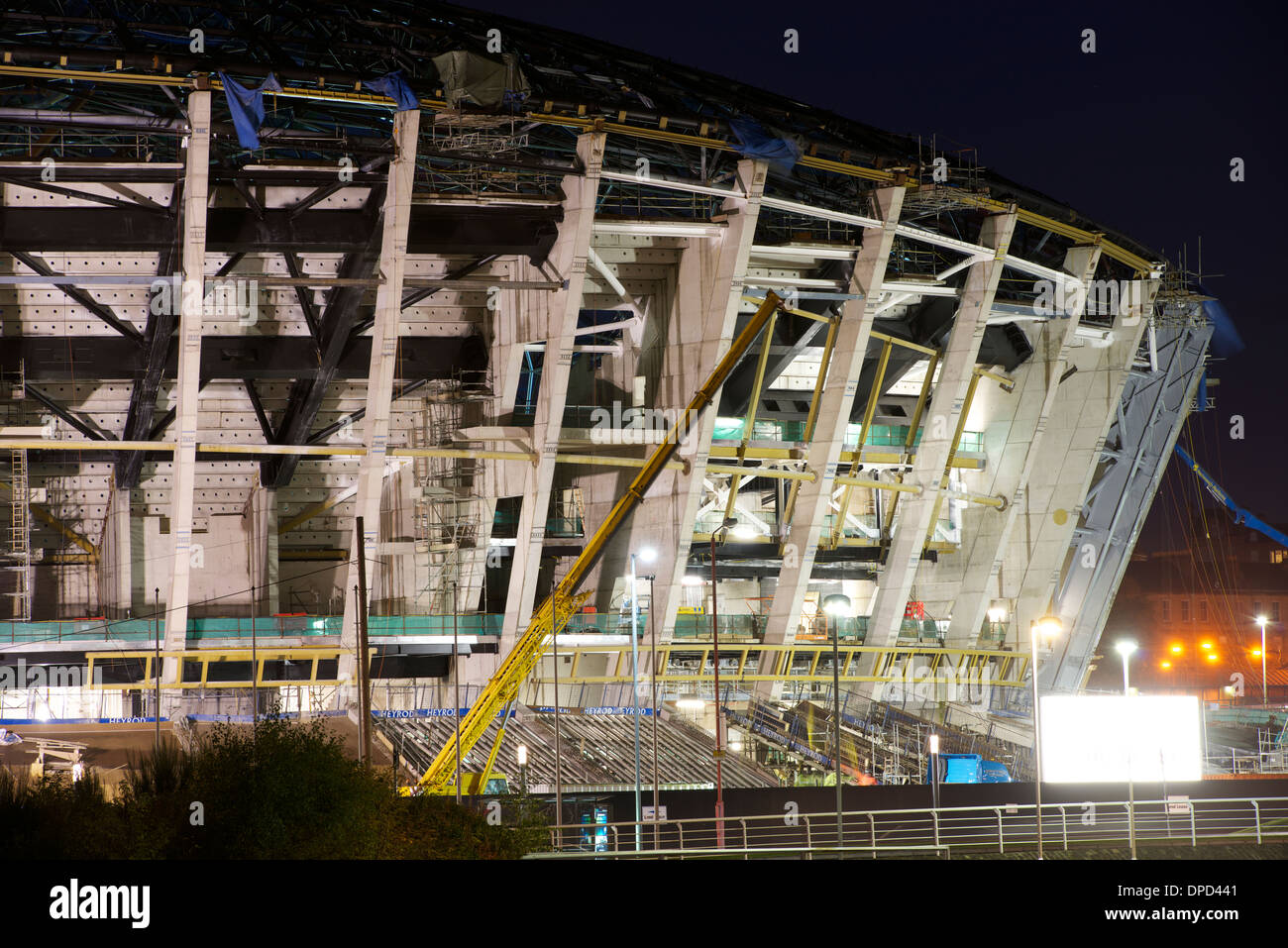 Glasgow Hydro Arena during Construction Stock Photo - Alamy