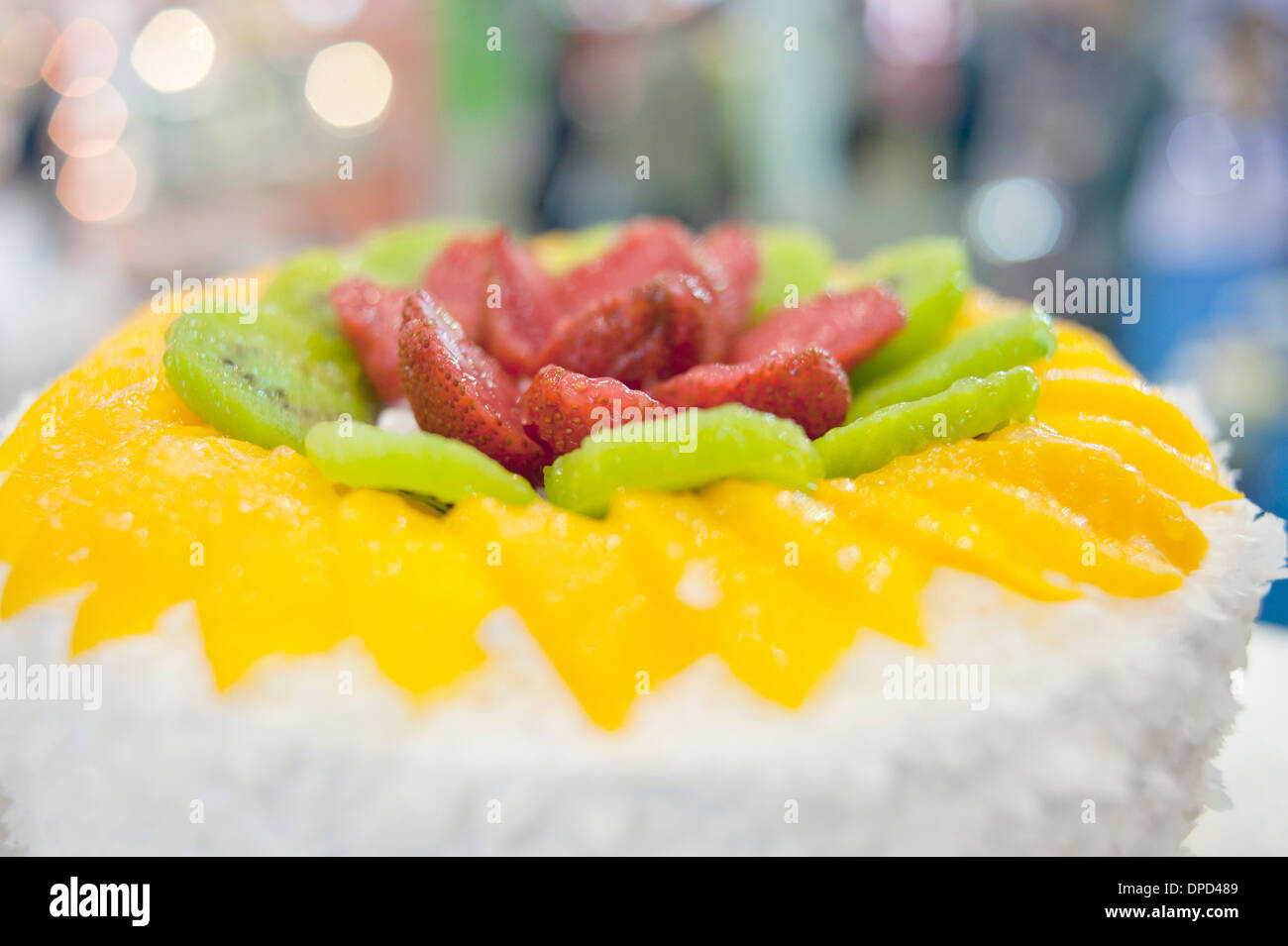 Birthday cakes, pastries design Stock Photo - Alamy