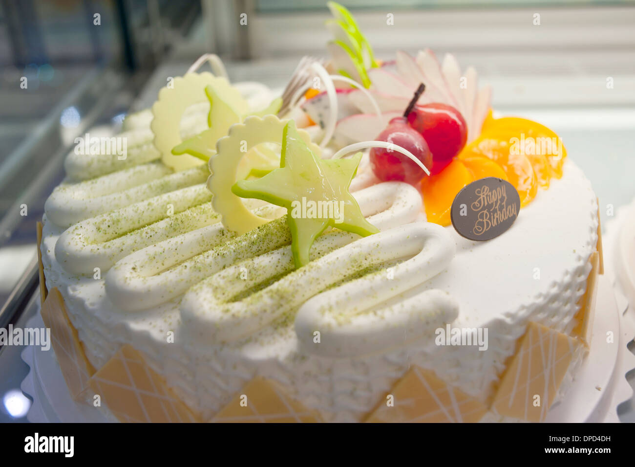 Birthday cakes, pastries design Stock Photo - Alamy