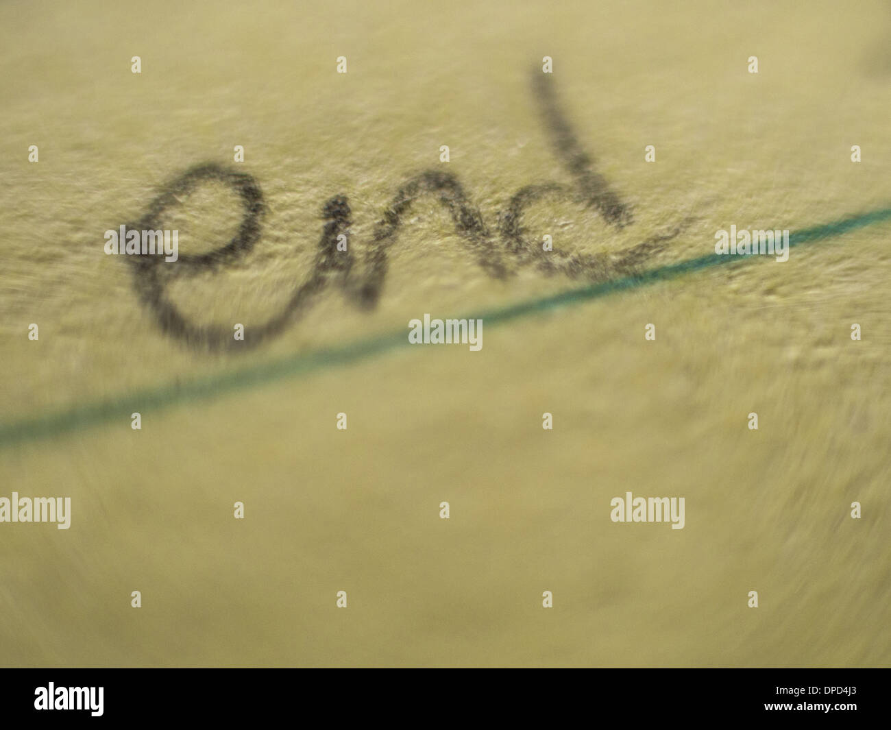 Ending note hi-res stock photography and images - Alamy