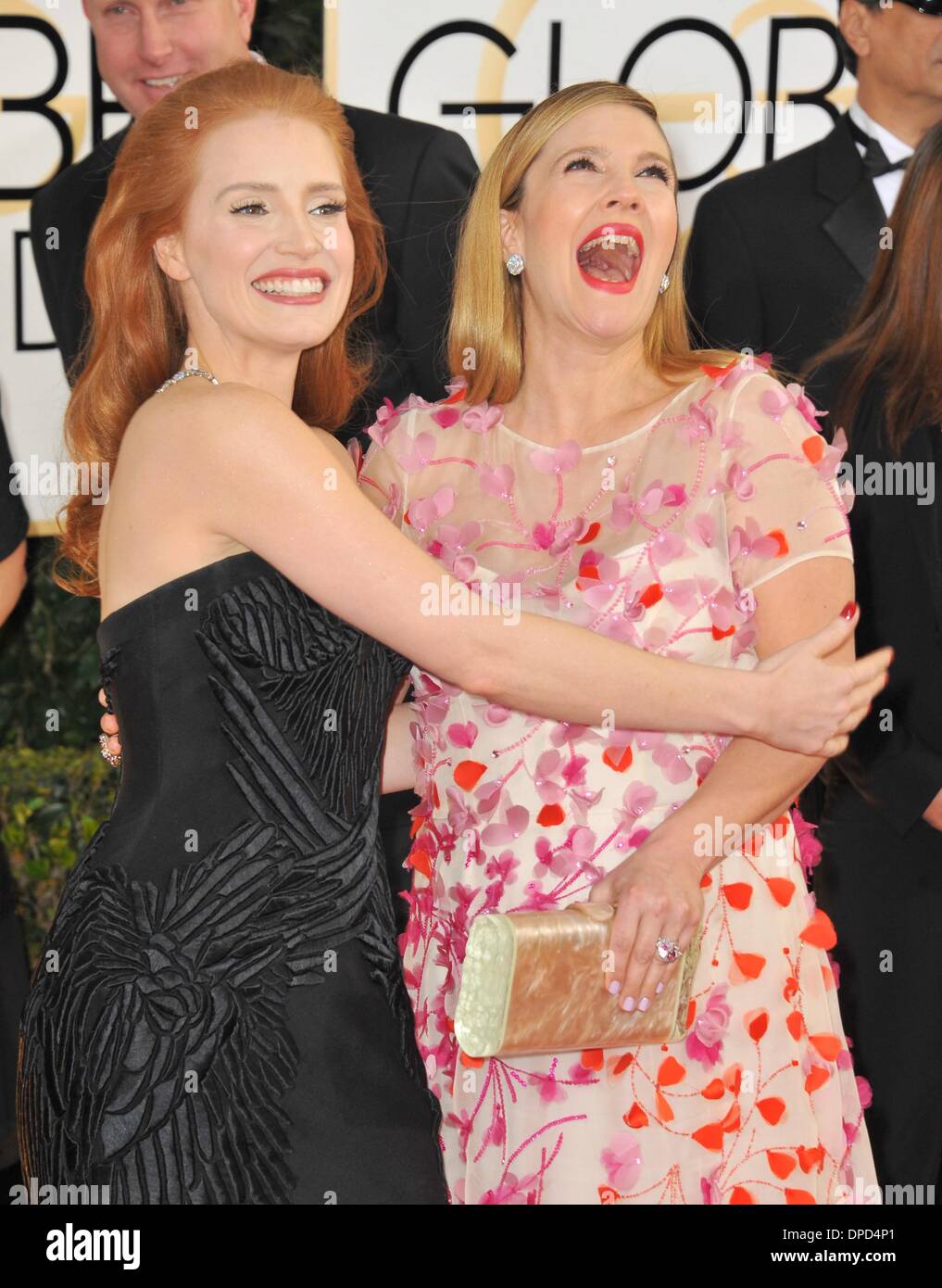 Beverly Hills, California, USA12th Jan, 2014. Jessica Chastain, Drew ...