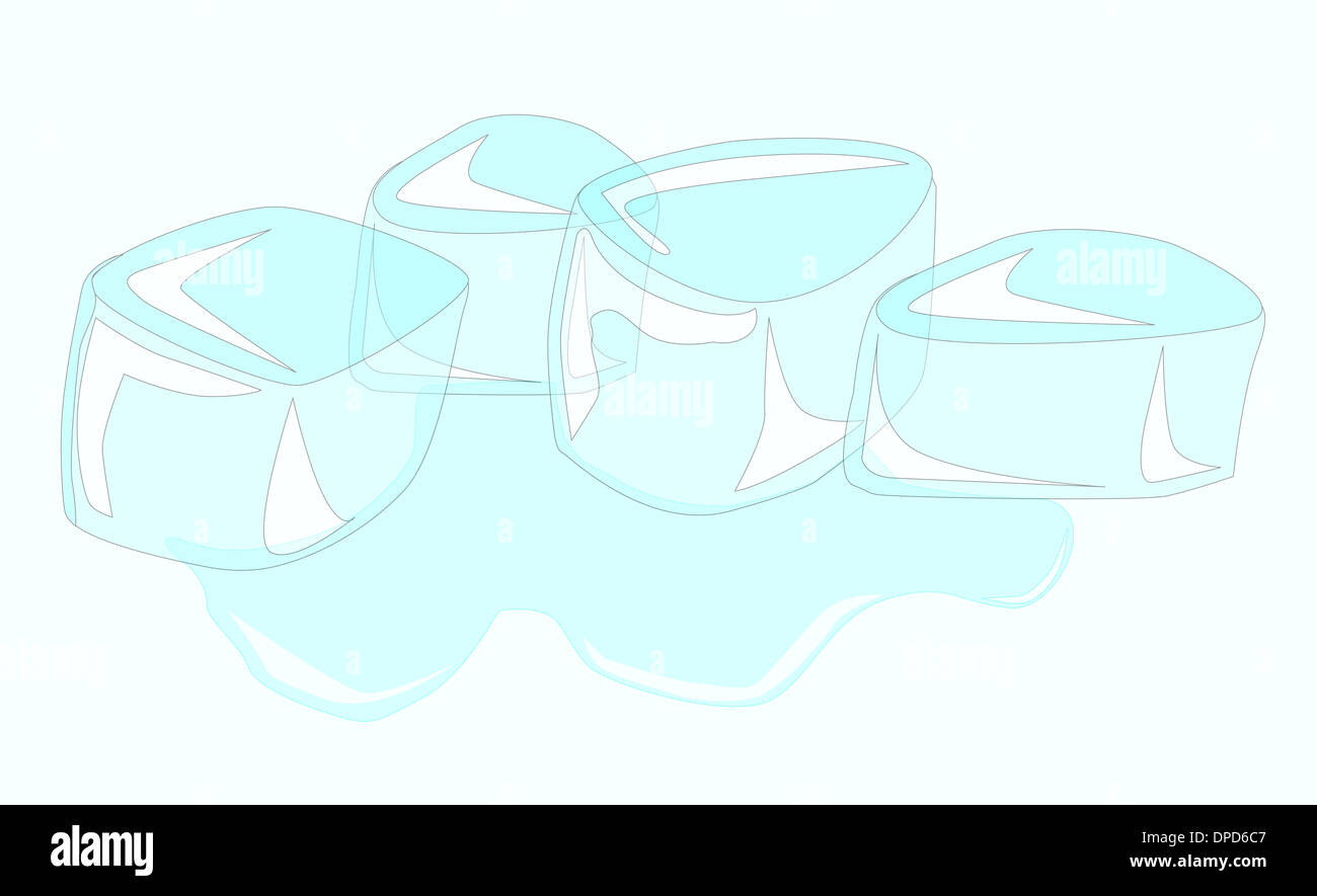 Puddle of ice Cut Out Stock Images & Pictures - Alamy