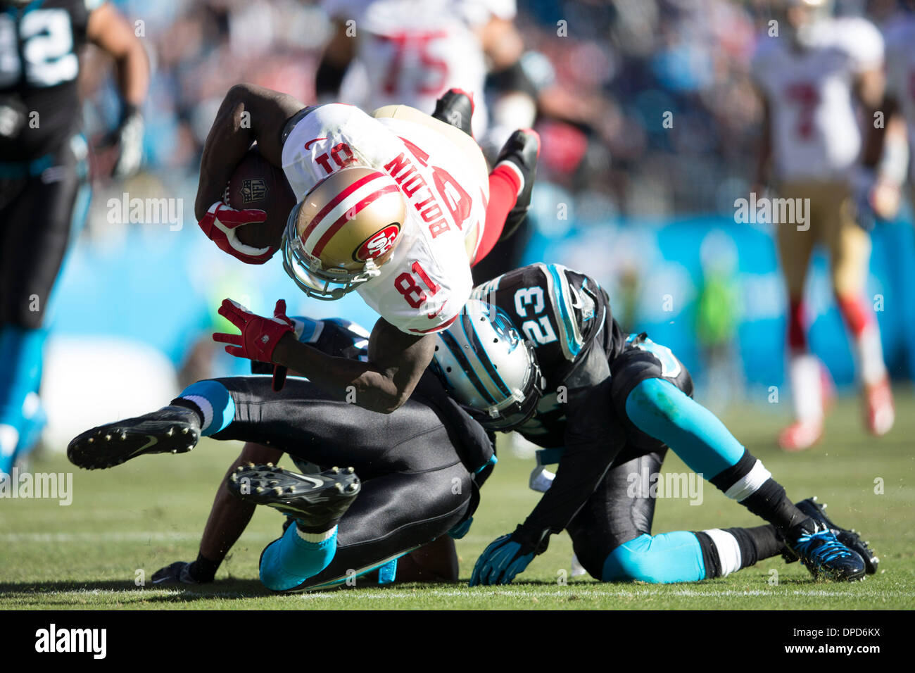 Charlotte, North Carolina, USA. 12th Jan, 2014. San Francisco 49ers ...