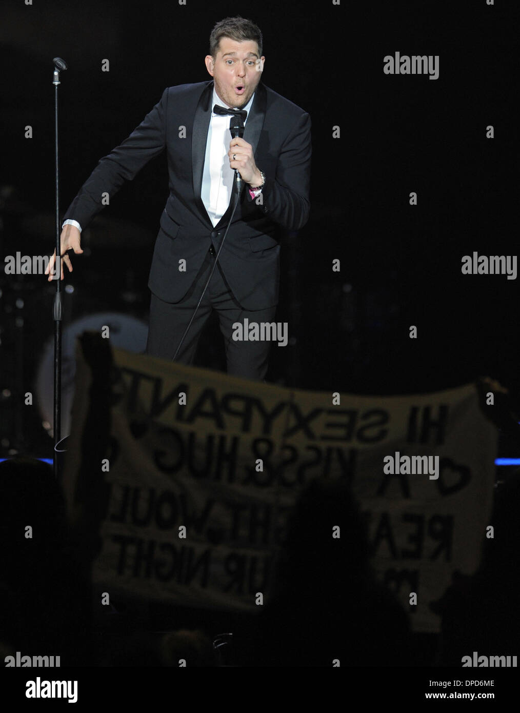 Michael buble live concert hi-res stock photography and images - Alamy