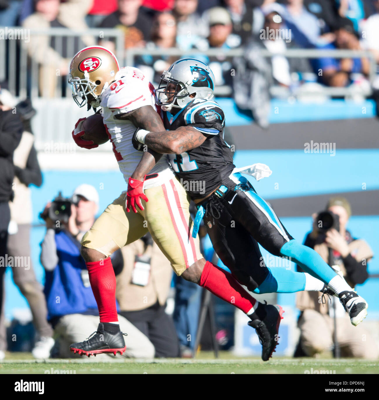 Charlotte, North Carolina, USA. 12th Jan, 2014. San Francisco 49ers ...