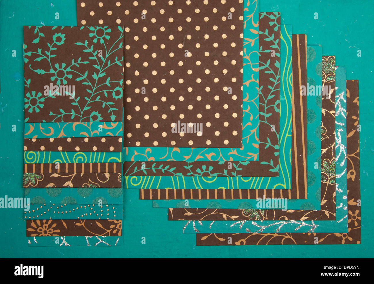 Handmade paper textures assortment Stock Photo - Alamy