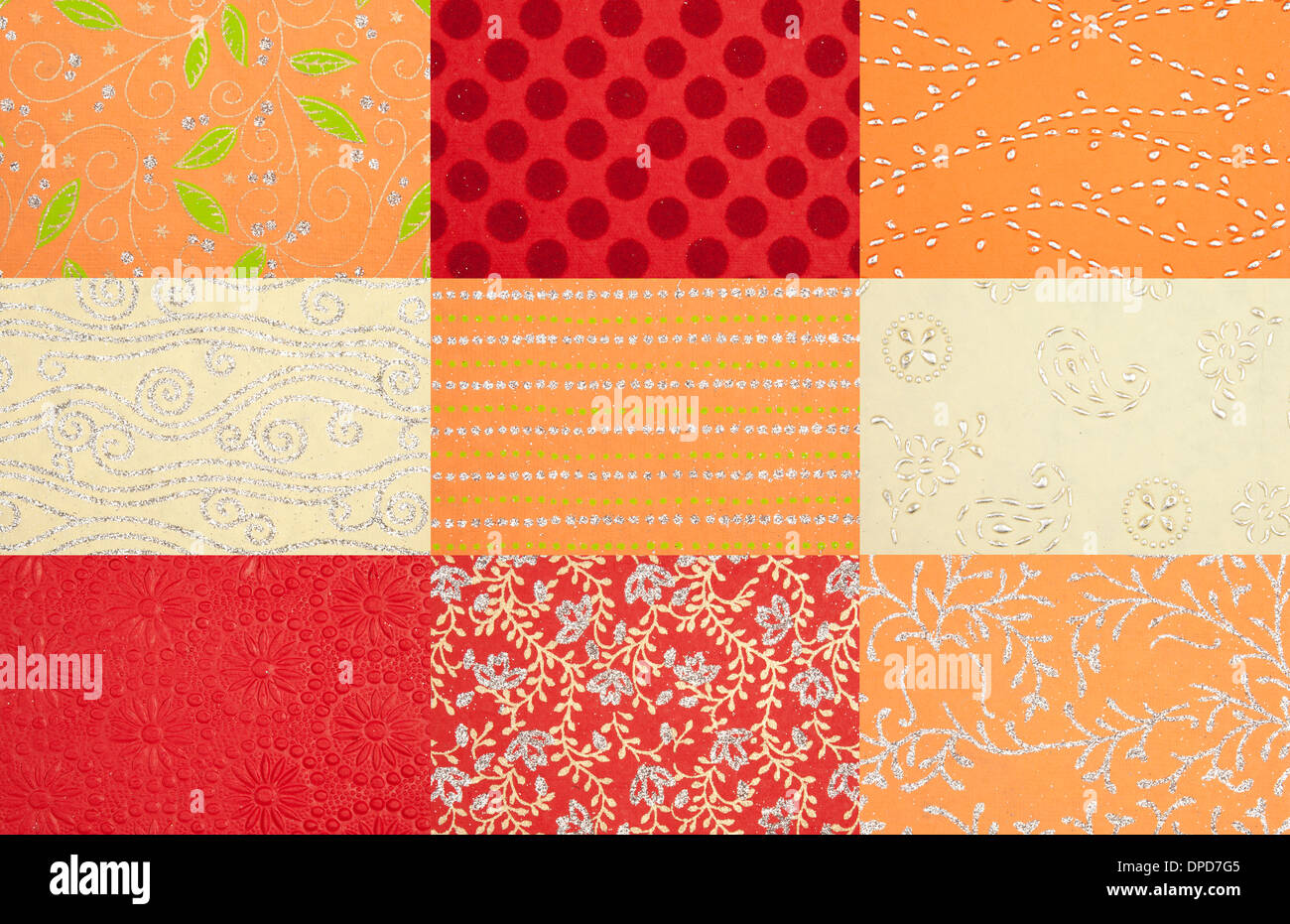 Handmade paper textures assortment Stock Photo - Alamy