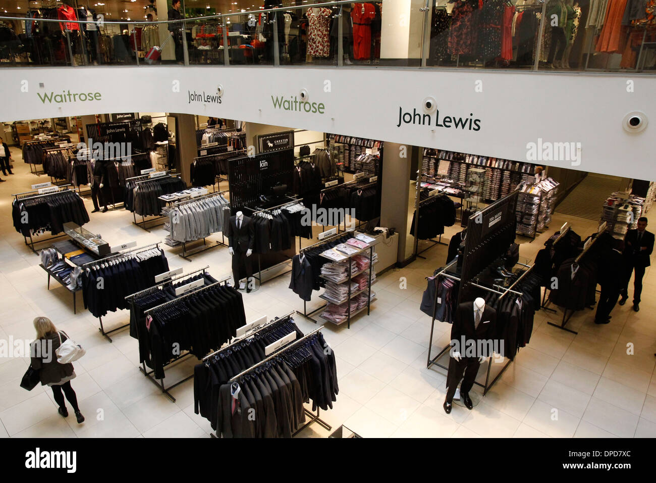 John Lewis flagship Oxford Street store in central London Stock Photo ...