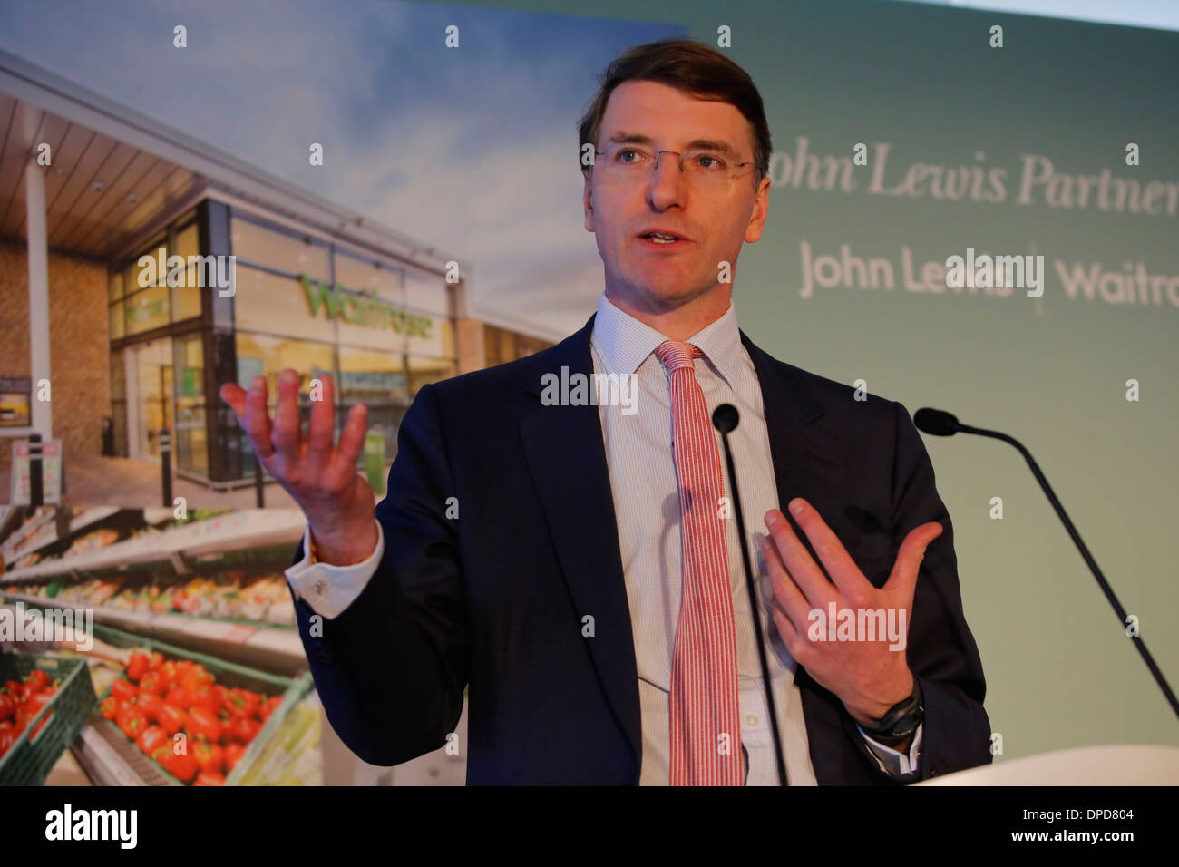 John Lewis flagship Oxford Street store in central London Stock Photo ...