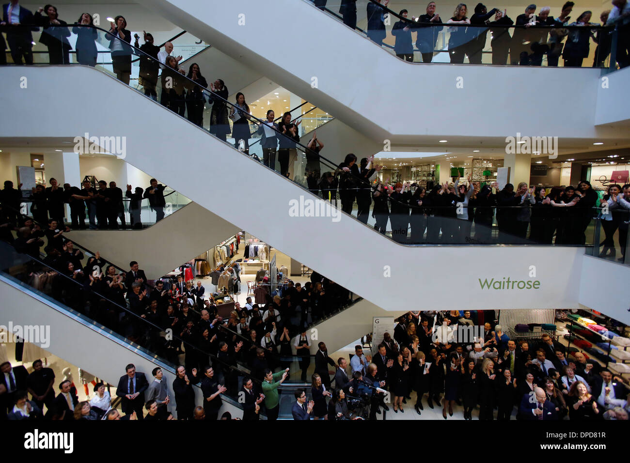 John Lewis flagship Oxford Street store in central London Stock Photo ...